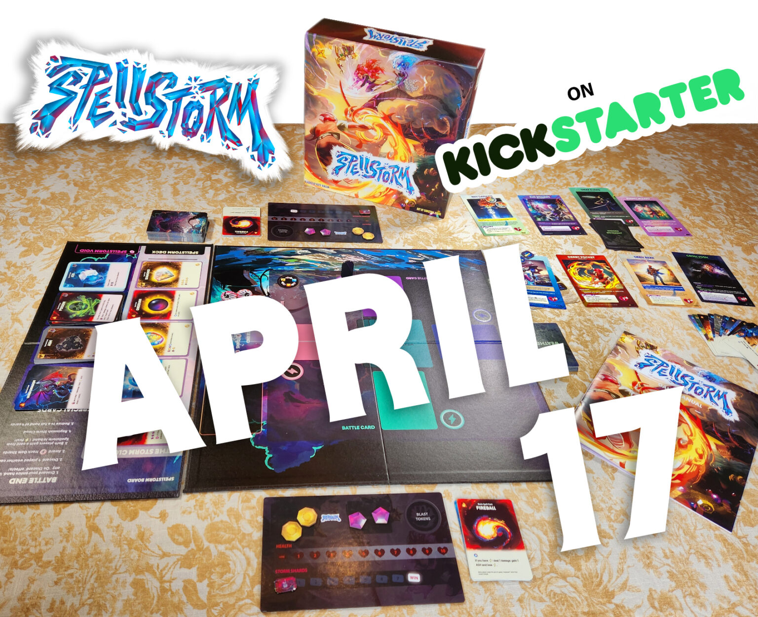 Spellstorm hits Kickstarter on April 17! – KEITH BURGUN GAMES